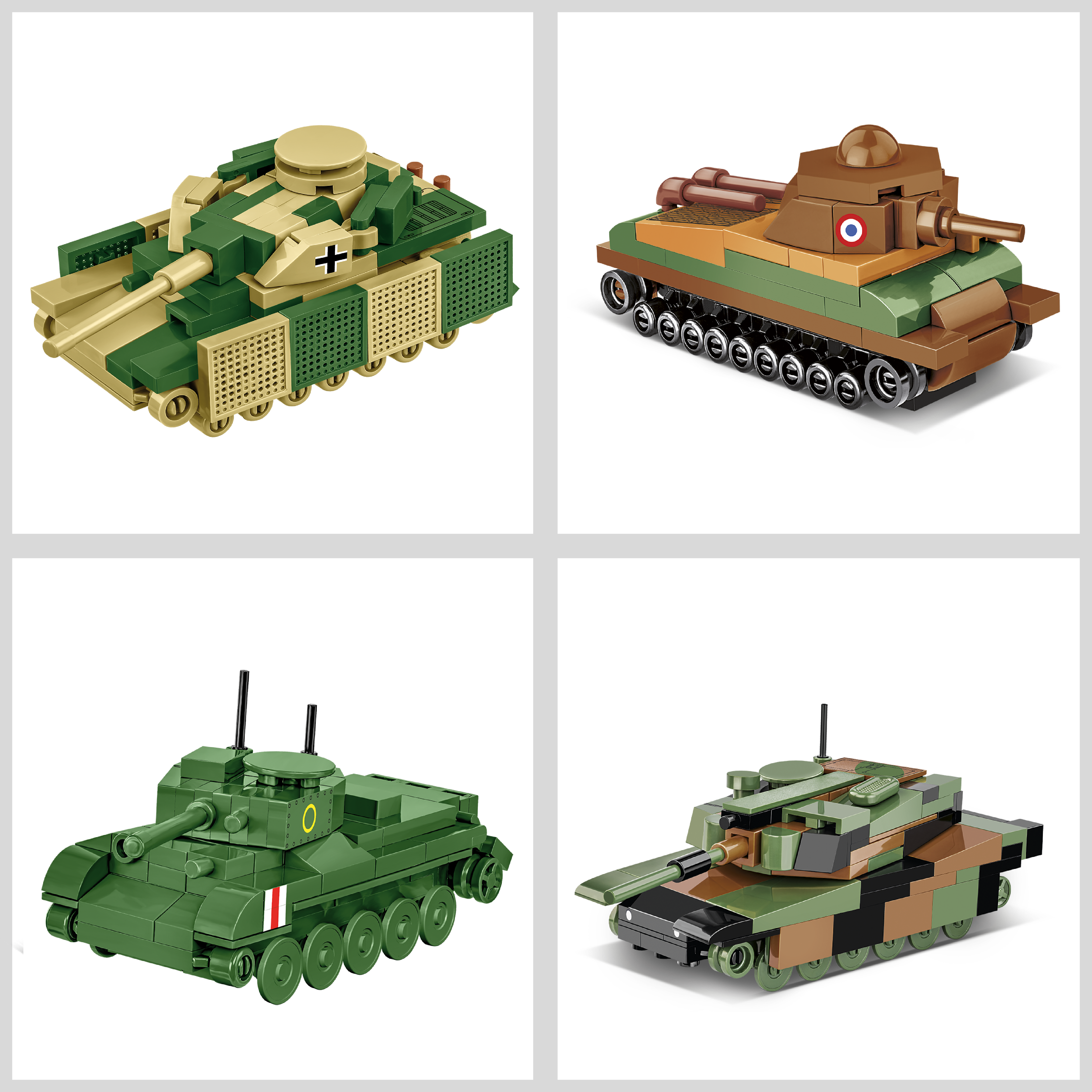 COBI Nano (1:72) Tanks – Brick Army Canada
