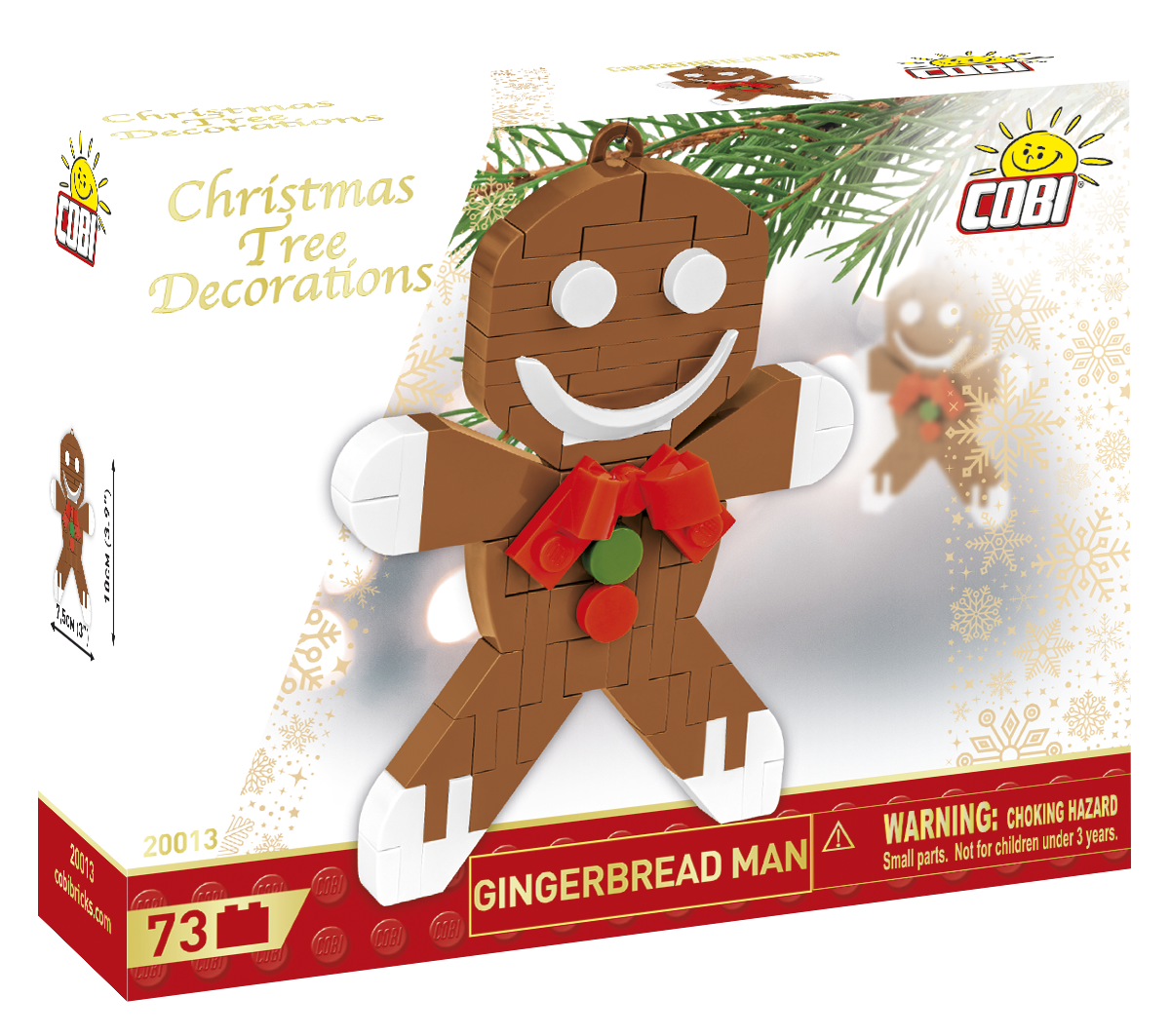 Gingerbread Man Ornament #20013 – Brick Army Canada