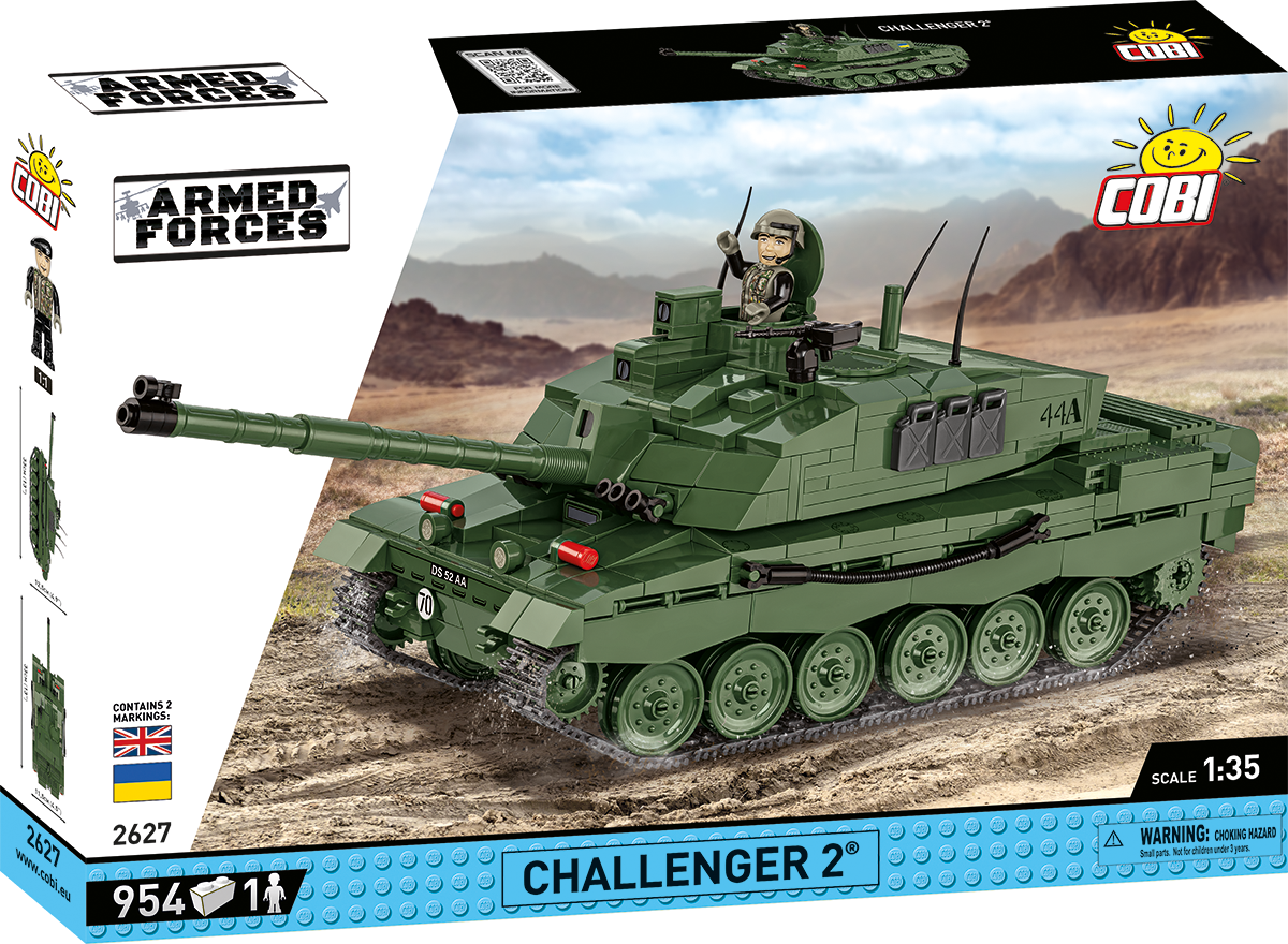 Challenger 2 UK and Ukraine 1:35 #2627 – Brick Army Canada