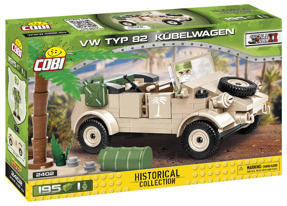 VW TYP 82 Kubelwagen COBI #2402 – Brick Army Canada