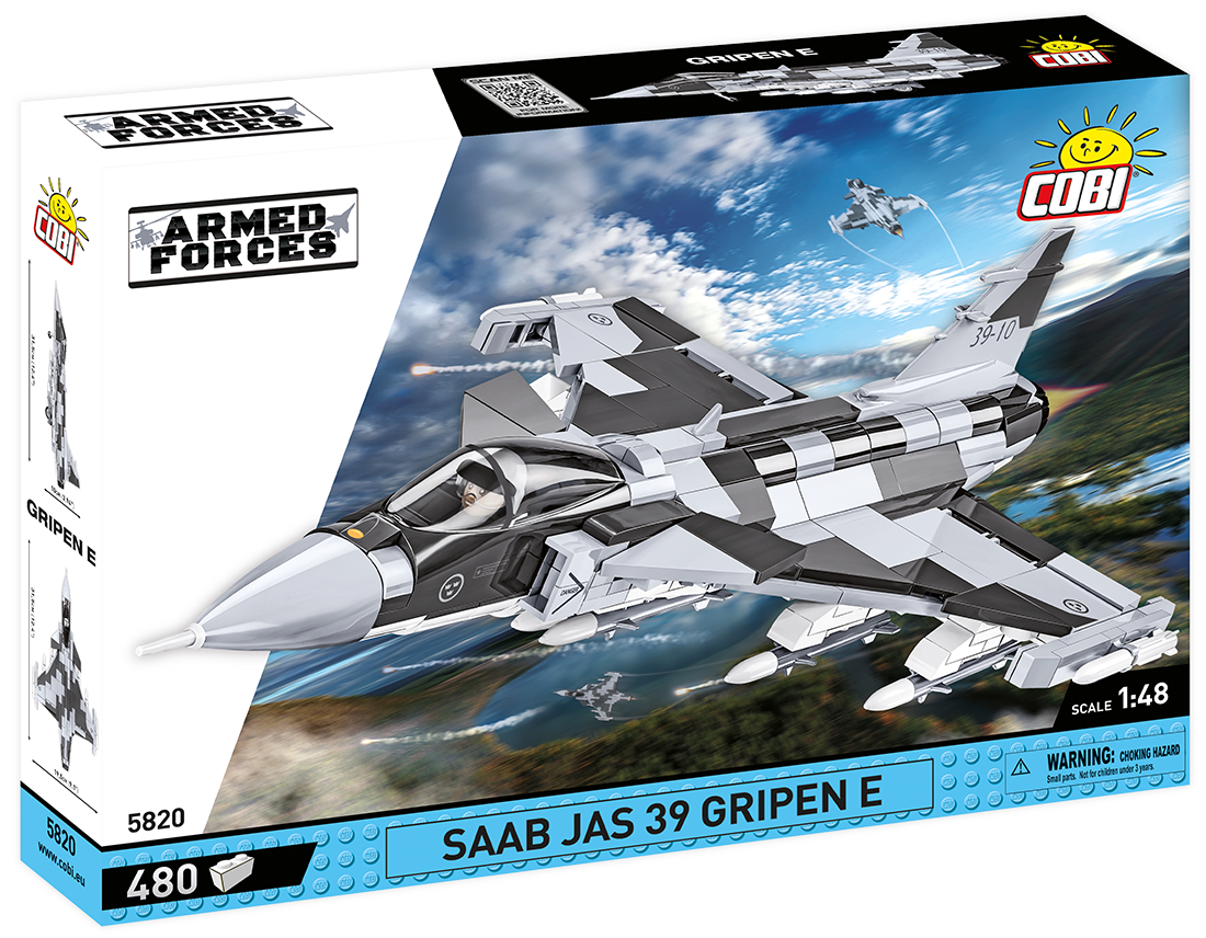 Saab JAS 39 Gripen E #5820 Swedish – Brick Army Canada